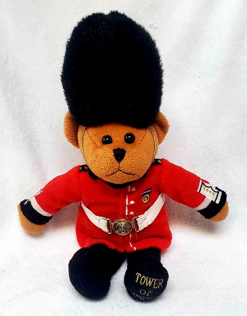 TOWER OF LONDON Historic Royal Palace Guard Bear Plush Soft Toy Stuffed ...