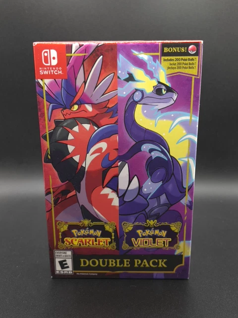 POKÉMON SCARLET & Pokémon Violet - Double Pack (Nintendo Switch, 2022 ...