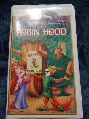 WALT DISNEY ROBIN Hood animation vhs masterpiece collection vhs 1991 £8 ...