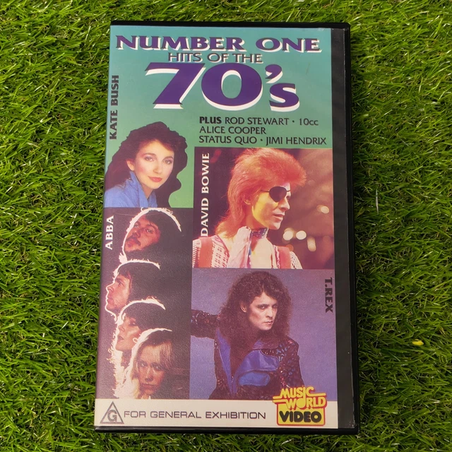 NUMBER ONE HITS Of The 70's - Small Box VHS Tape £21.23 - PicClick UK