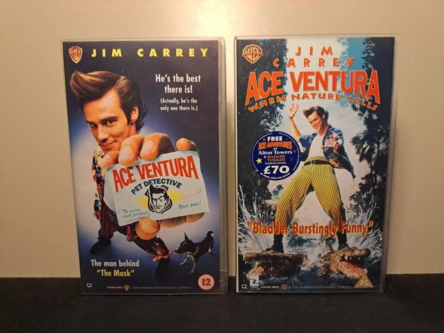 ACE VENTURA & Ace Ventura When Nature Calls - 1994 VHS - Classic 90's ...