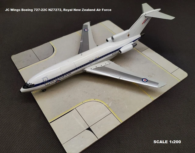 JC WINGS BOEING 727-22C NZ7272, Royal New Zealand Air Force 1:200 $99. ...