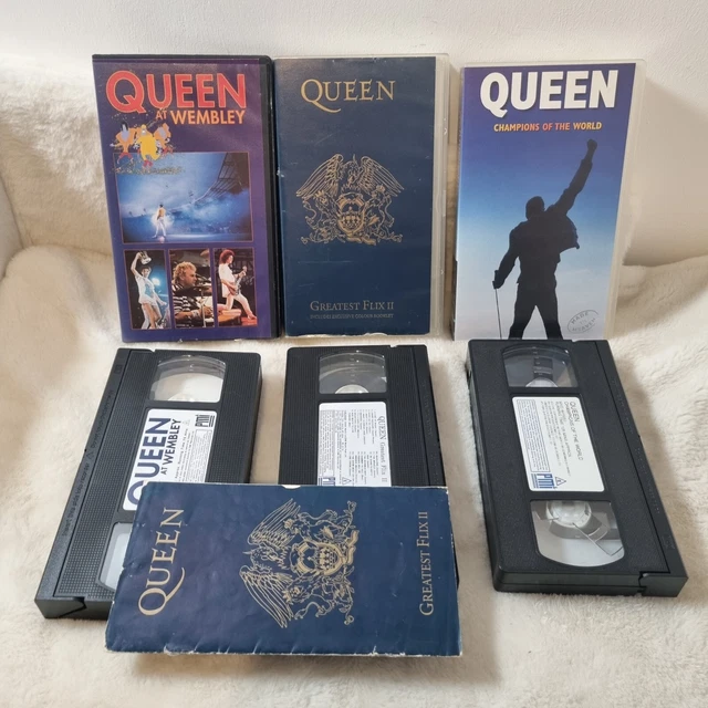 QUEEN VHS BUNDLE, 1990s, Vintage £14.99 - PicClick UK
