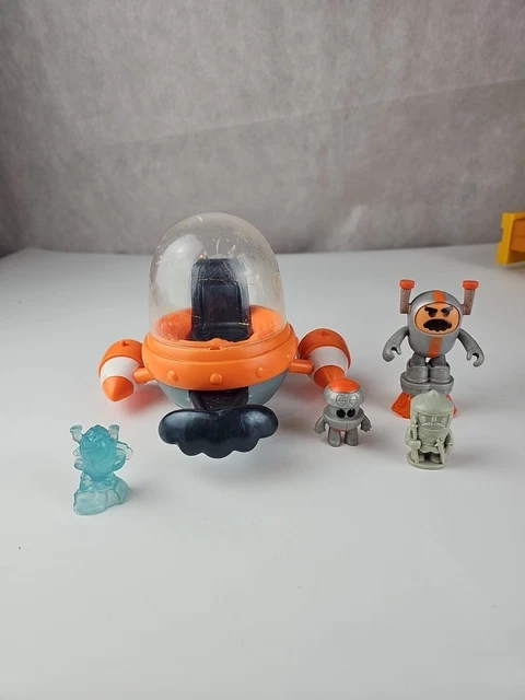 CBEEBIES GO JETTERS Glitch Gambler Figure Space Ship Toy Bundle Mattel ...
