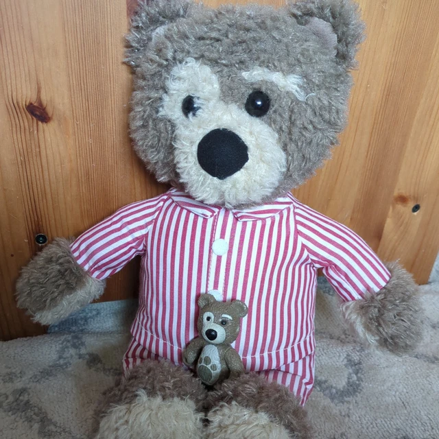 CBEEBIES LITTLE CHARLEY Bear 17" Plush in Pyjamas Soft Toy & 3.5 ...