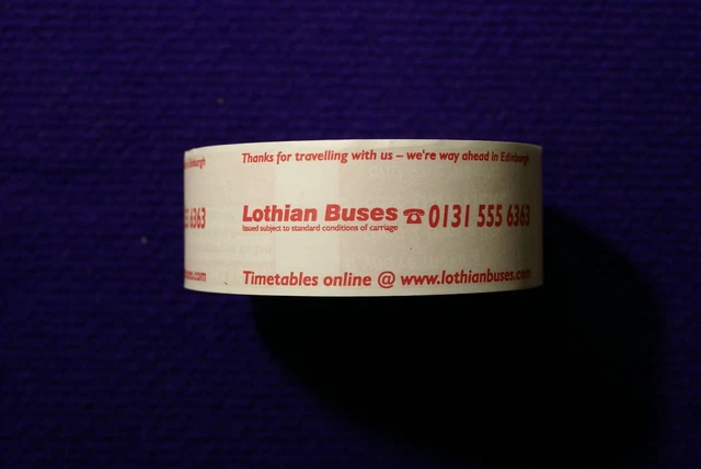 LOTHIAN BUSES EDINBURGH Conductor Bus Clippy Ticket Machine Roll £20.00 ...