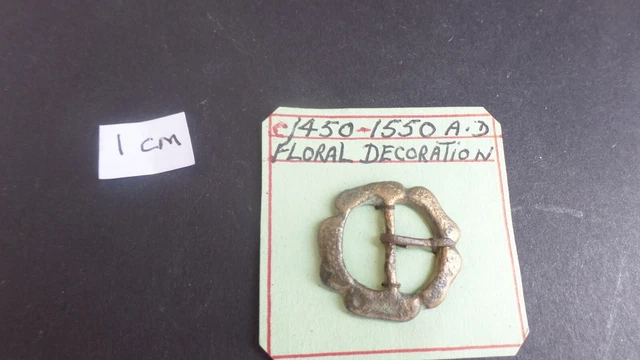 MEDIEVAL BUCKLE from OLD COLLECTION found metal detecting finds-river ...