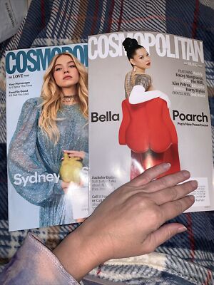 COSMOPOLITAN MAGAZINE MARCH-APRIL 2022 Bella Poarch Sydney Sweeney ...