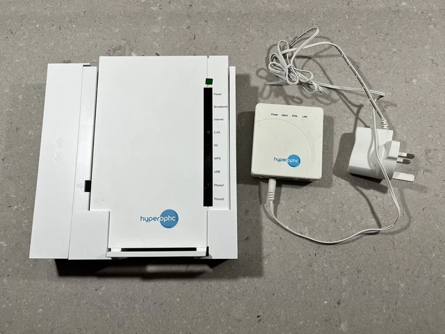 BNWB HYPEROPTIC ZTE ZXHN H3600 Home Gateway Router Fibre Modem Wi-Fi 6 ...