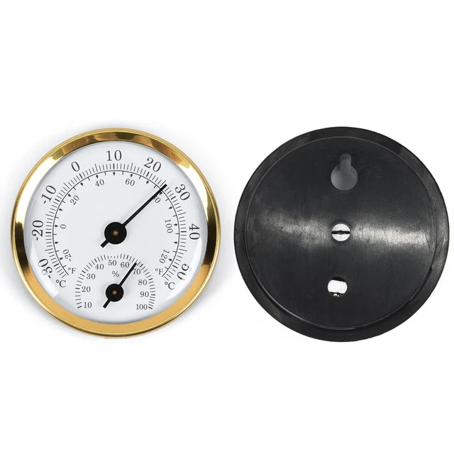 THERMOM??TRE ANALOGIQUE ROND hygrom??tre humidim??tre temp??rature int??rieure p EUR 8,39 ...