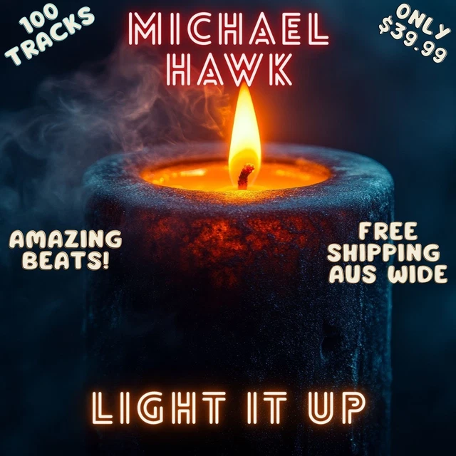 MICHAEL HAWK - Light It Up 2026 Instrumental Music - 100 TRACKS - USB ...