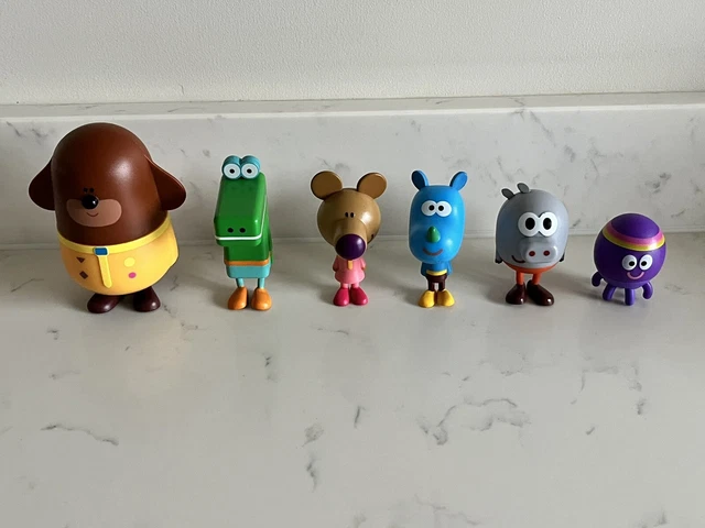 CBEEBIES HEY DUGGEE 6 Character Figures - Duggee Happy Betty Tag Norrie ...