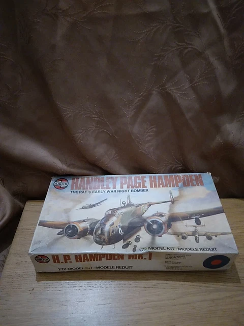 VINTAGE AIRFIX KIT HANDLEY PAGE HAMPDEN MK1 BOMBER £25.00 - PicClick UK