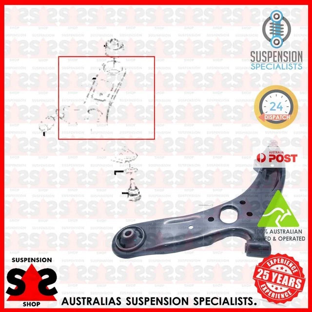 LEFT FRONT CONTROL/TRAILING Arm, Wheel Suspension Suit HYUNDAI Accent Iv (Rb) EUR 64,74 ...
