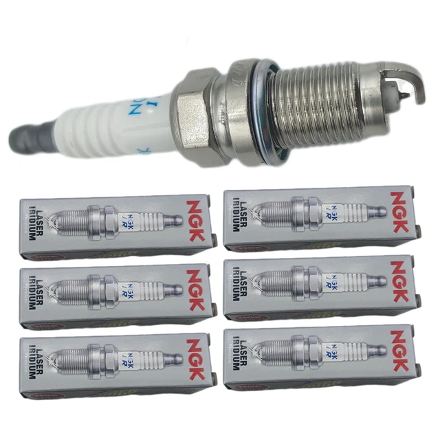 6-NGK IZFR6K13 LASER Iridium Long-Life Spark Plug Pre-Gapped More Spark ...