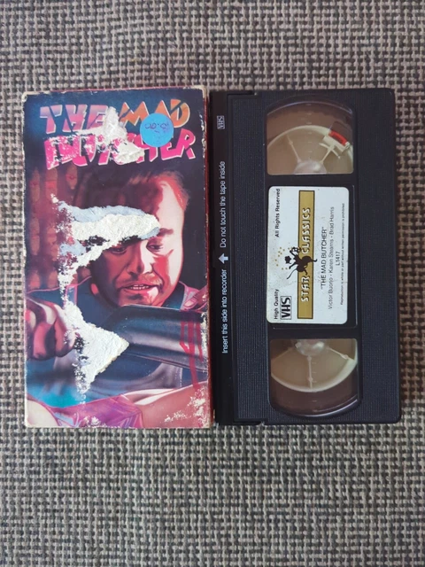 THE MAD BUTCHER on VHS - Rare Tape - Victor Buono - Star Classics L1417 ...