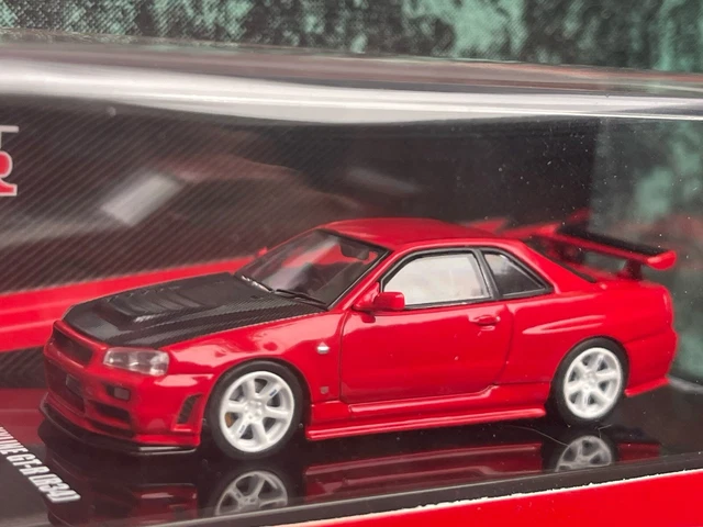 INNO64 NISSAN SKYLINE GT-R R34 R-Tune Red *RARE* sealed £84.95 ...
