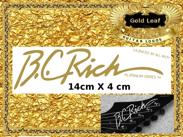 BC RICH GUITAR Decal Headstock Decal Restoration Waterslide 148g $7.70 ...