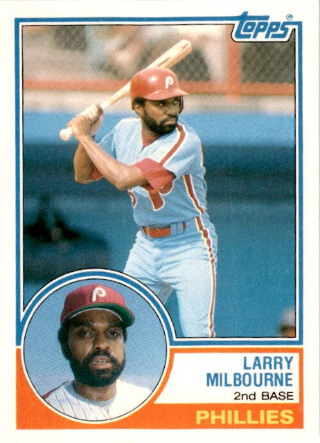 1983 TOPPS TRADED #72T Larry Milbourne Philadelphie Phillies EUR 2,17 ...