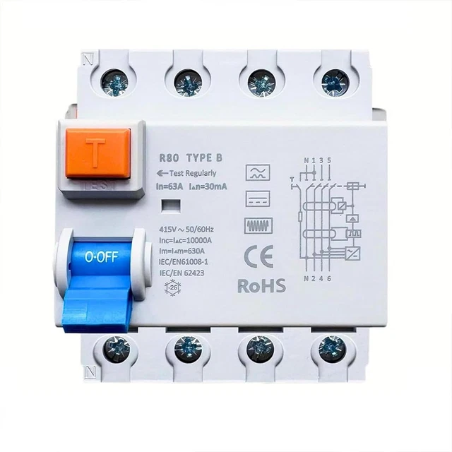 DISJONCTEUR 30MA TYPE B FI 63A Essentiel pour Installations Electriques ...