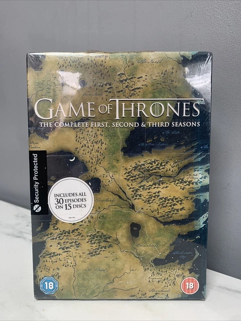 GAME OF THRONES Box Set: The Complete 1st, 2nd & 3rd Seasons- New ...