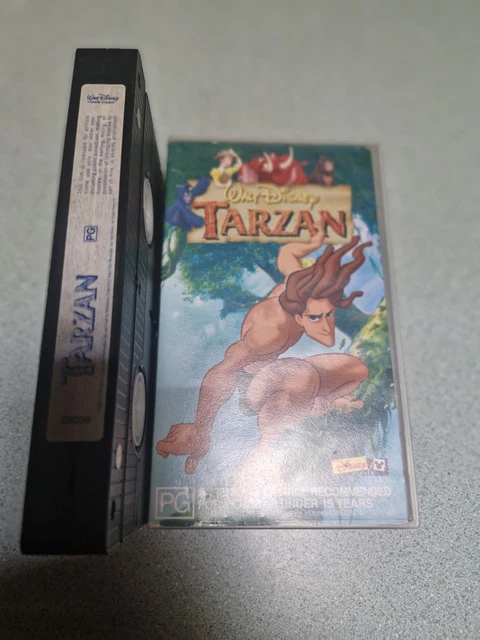 TARZAN VHS VIDEO Cassette Tape, Disney Kid's Animation, PAL VGC $20.00 ...