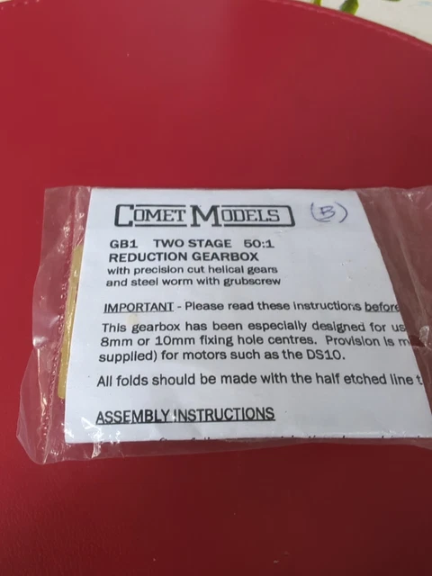 COMET MODELS 2-STAGE Gearbox Kit. 00 Gauge (B) £23.08 - PicClick UK