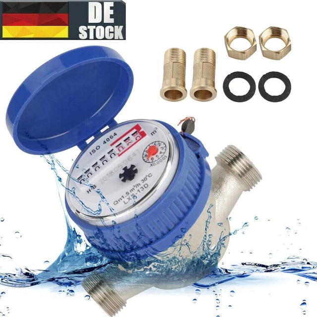 CONTATORE ACQUA FREDDA Contatore Rubinetto 1 2 Calibrato 2023 Giardino contatore-acqua-fredda-contatore-rubinetto-1-2-calibrato-2023-giardino