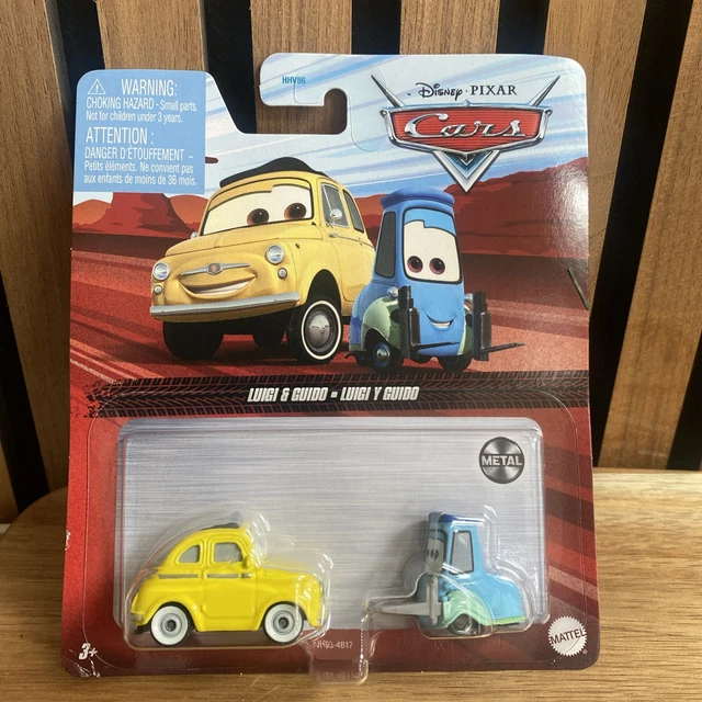 DISNEY PIXAR CARS DXV29 Luigi & Guido Action Figure Toys Metal for Kids ...