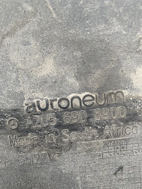 MERCEDES C CLASS W205 Underbody Tray Cover Guard P/N: A2056908900 £42. ...