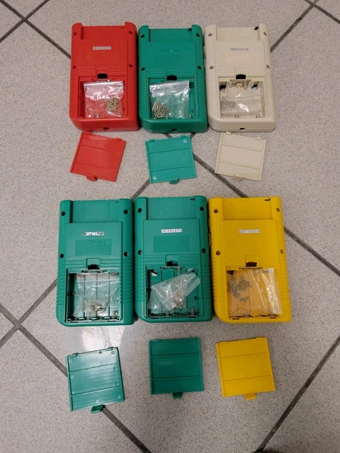 6 NINTENDO GAMEBOY Classic Gehäuse Konsole Game Boy Handheld DMG01 ...