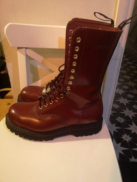 GLADIATOR MONTY BOOTS Skinhead Martens British Made Size 10 Oxblood ...