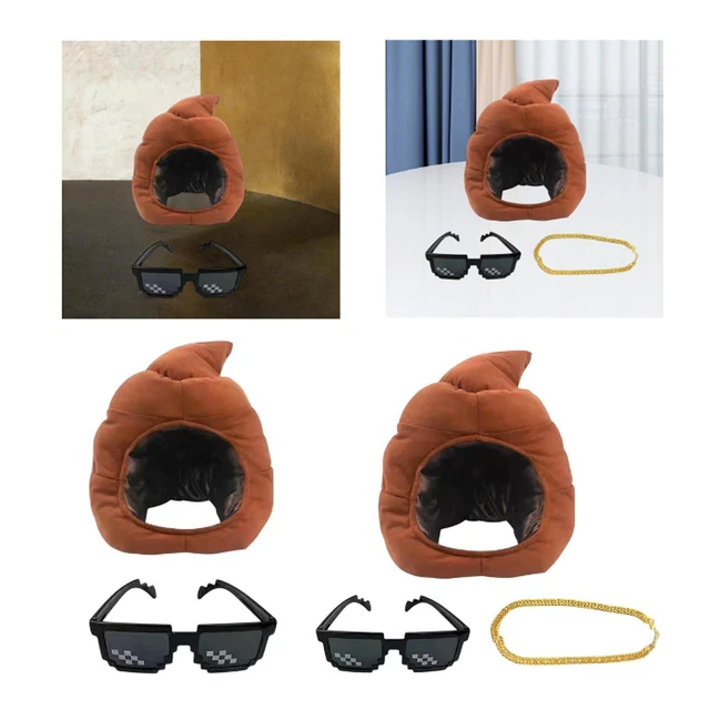 COSPLAY POOP HAT Funny Photo Prop Poop Shaped Hat for Dress up Holiday ...