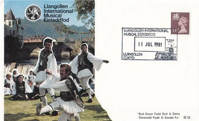1981 LLANGOLLEN EISTEDDFOD - Final Day Cover (IE18) EUR 7,01 - PicClick FR