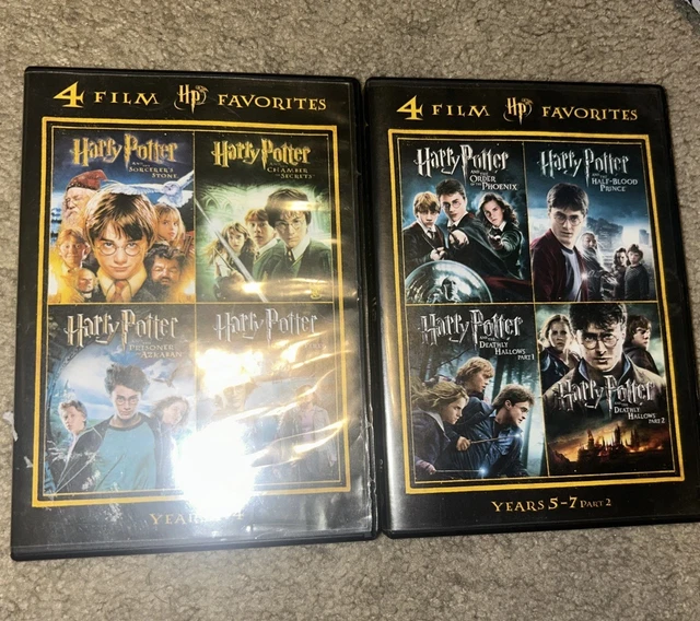 HARRY POTTER COLLECTION Years 1-7 Complete 1-8 Movie Set Fantasy JK Rowling DVD $9.99 - PicClick
