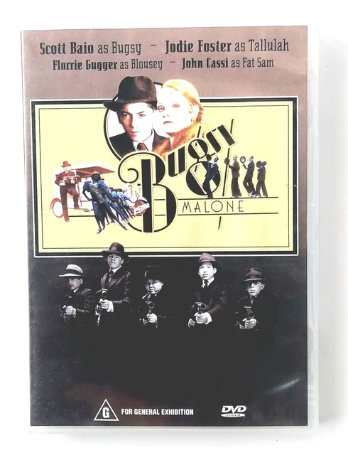 BUGSY MALONE DVD - Jodie Foster, Scott Baio - Region 4 -VGC. EUR 6,01 ...