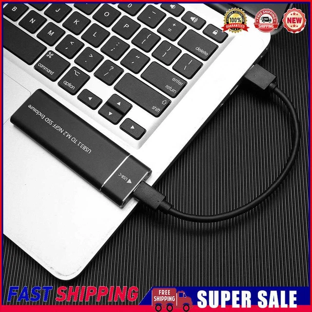 M.2 SSD ENCLOSURE B Key NGFF to USB 3.1 Gen 1 Type C Adapter External ...