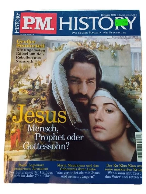 P.M. HISTORY DÉCEMBRE 2005 - Jésus, Homme, Prophète EUR 7,95 - PicClick FR