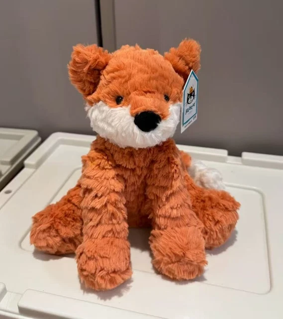 RARE GOLDEN FOX Jellycat Fuddlewuddle - New Version with Label and Dust ...
