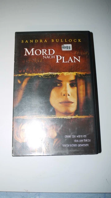 MORD NACH PLAN Sandra Bullock VHS VIDEO Kassette EUR 1,00 - PicClick DE