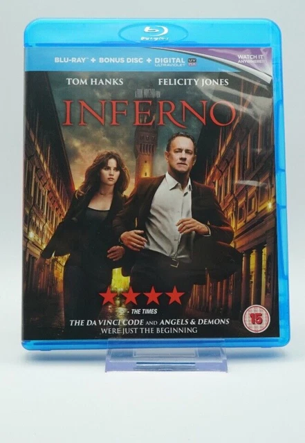 INFERNO / BLU Ray / Tom Hanks / Felicity Jones £3.29 - PicClick UK
