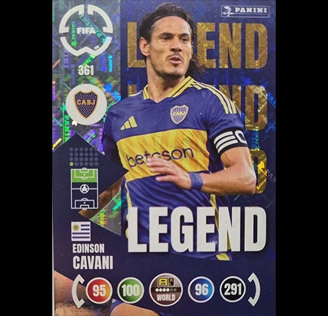 PANINI FIFA CLUB WM Trading Cards 2025 | Nr. 361 Edinson Cavani ...