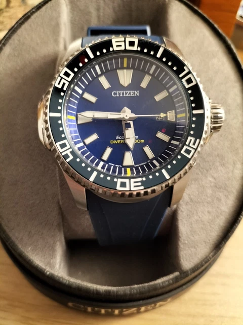 CITIZEN PROMASTER 47MM 300m WR Divers Watch Eco-Drive Solar BN0080-05L ...