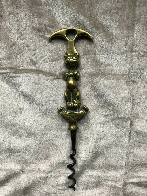 ALTER ENGL. KATZEN- Korkenzieher, corkscrew, cavatappi, tire-bouchon ...