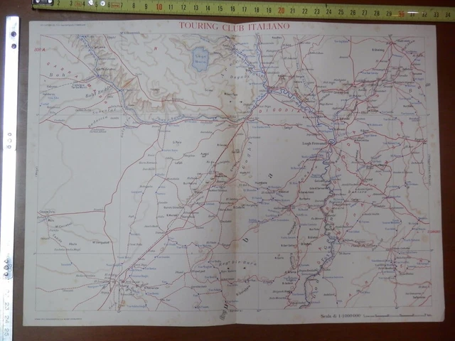 OLD FASCIST ERA Map AOI THE HIGH JUBA REGION £8.32 - PicClick UK