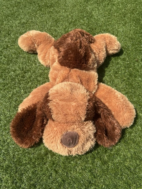 TESCO BROWN FLOPPY Dog Shiny Soft Plush Toy Approx 24" Large Vintage ...