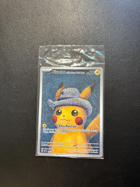 PIKACHU WITH GREY Felt Hat 085 Sv: Scarlet & Violet Promo Cards ...