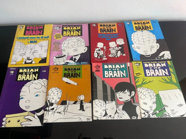 MIGUEL ANGEL MARTIN Brian the Brain numeri 1 A 8 Anno 2000 FONDI DI ...