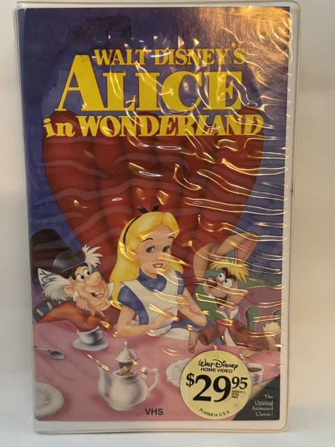 ALICE IN WONDERLAND (VHS Tape, 1997, Walt Disney Home Entertainment) £3.57 - PicClick UK
