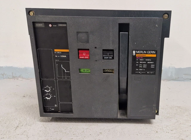 MERLIN GERIN MASTERPACT M16 N1 STR 38 S 1600 AMPS POLE, 56% OFF